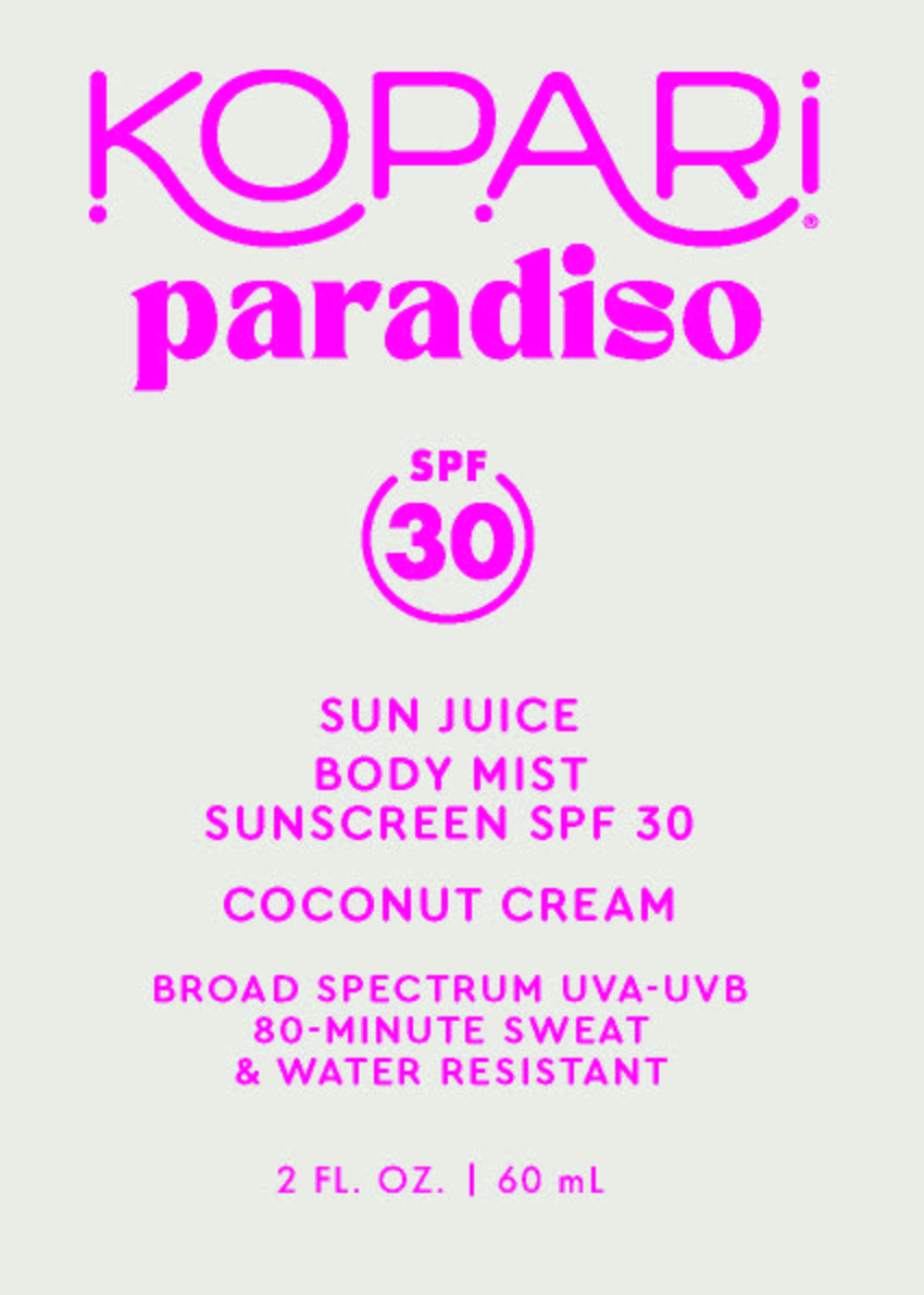 Sun Juice Body Mist Sunscreen Spf30- Images NDC84130-022