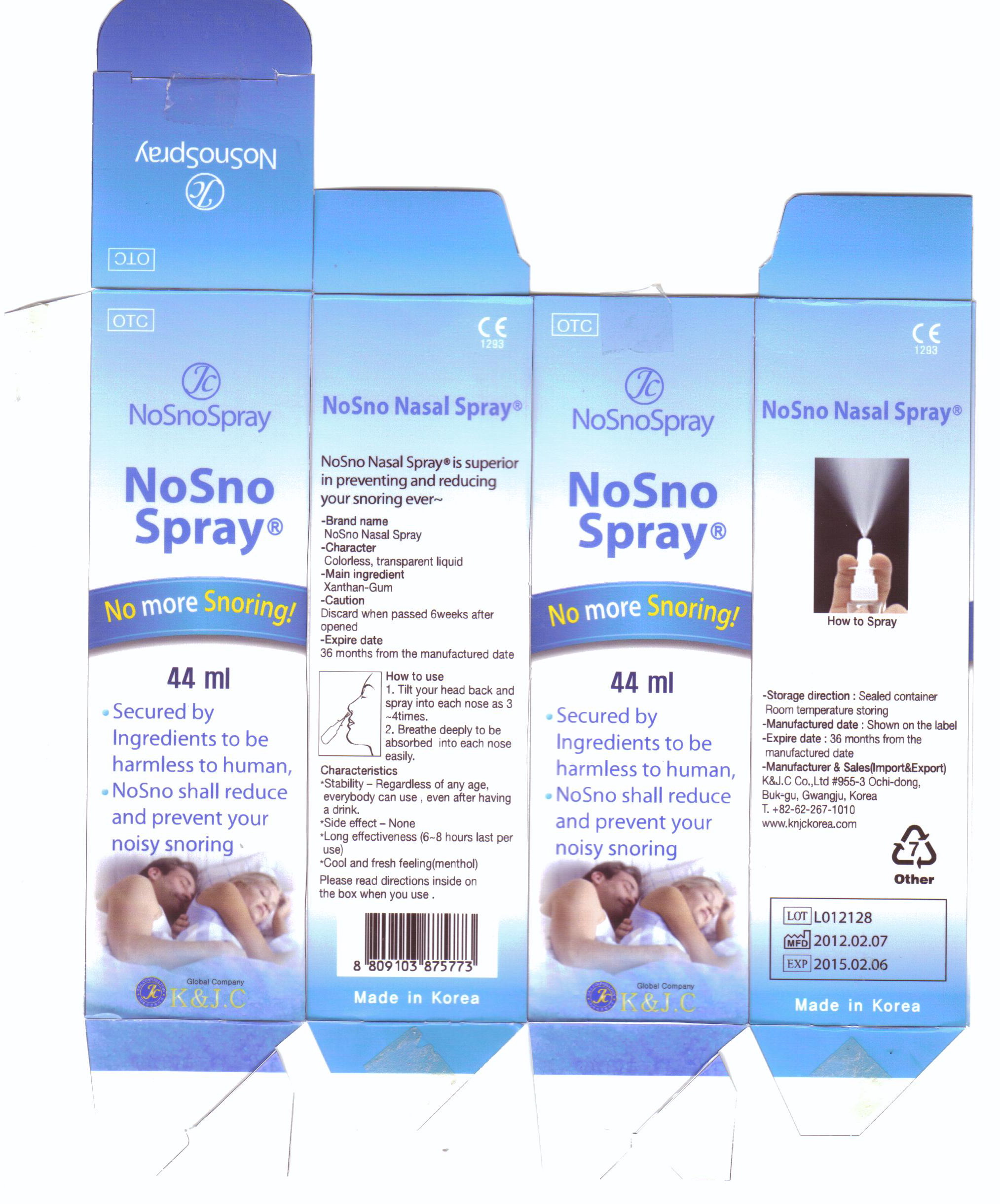 Nosno Product Images - NDC 52345-5001