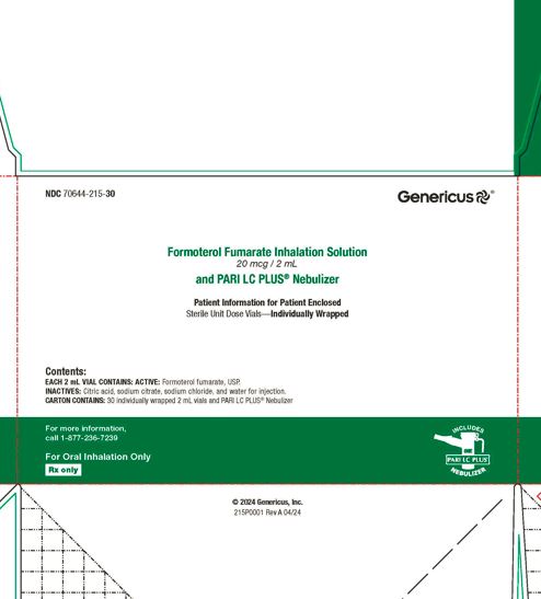 FDA Label for Formoterol Fumarate Inhalation Solution And Pari Lc Plus ...