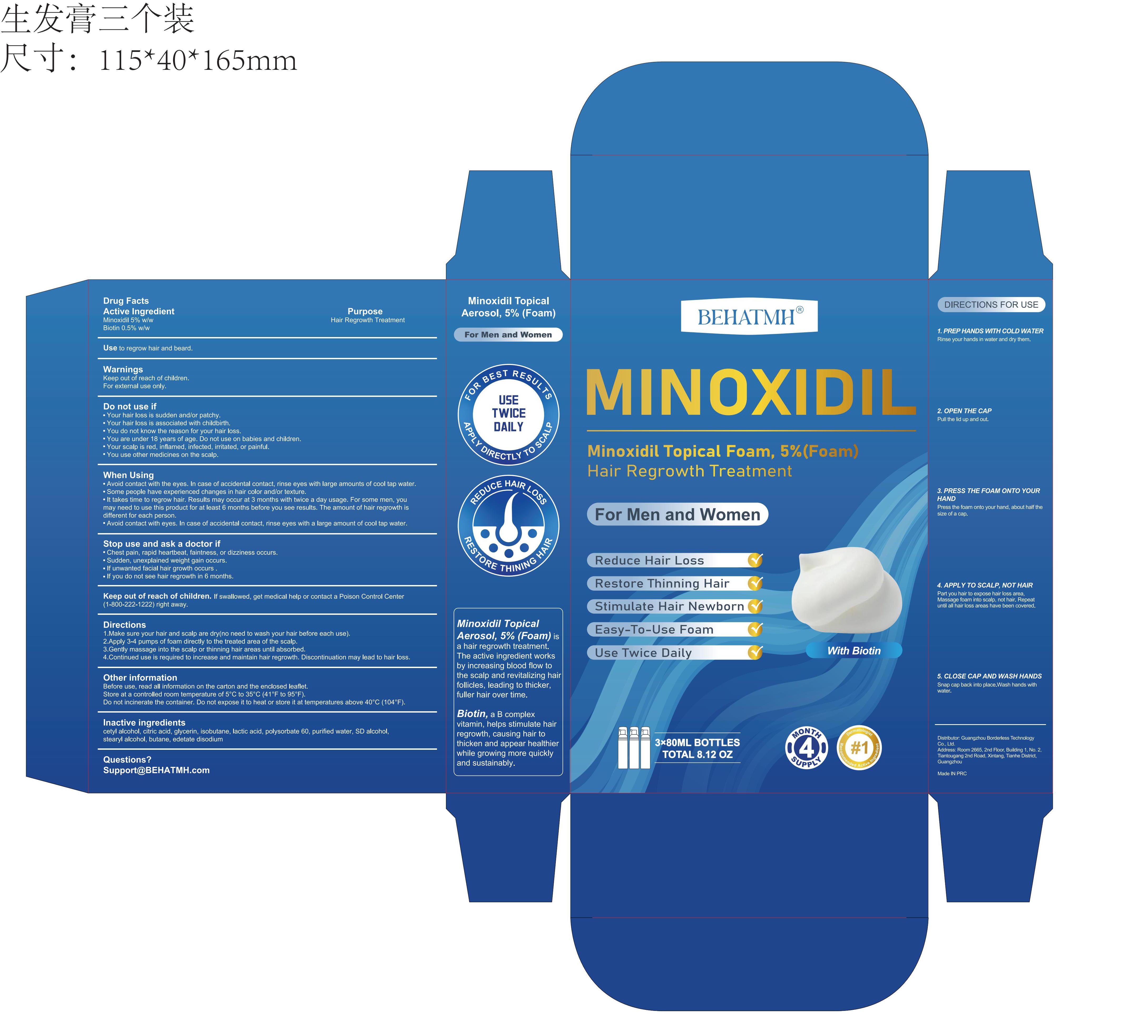 5% Minoxidil Hair Growth Product Images - NDC 85304-016