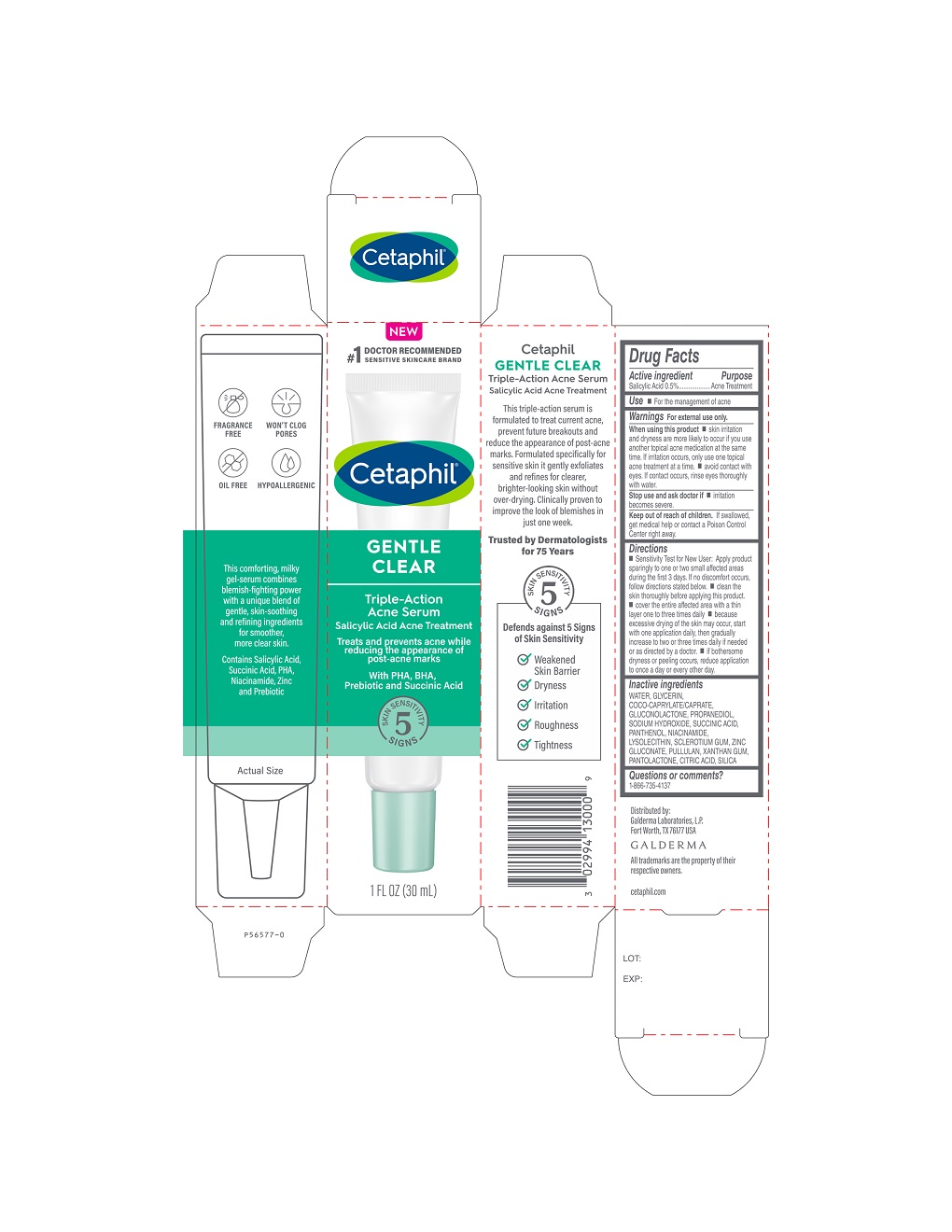 Product Images Cetaphil Gentle Clear Triple-action Acne Serum Photos ...