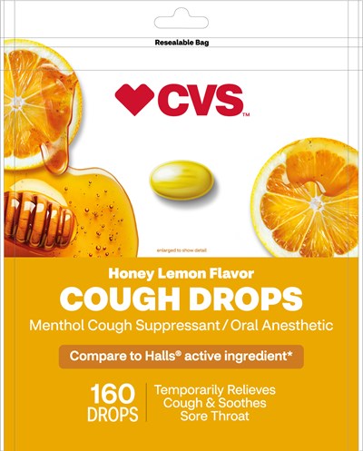 Menthol Cough Drops Honey Lemon Flavor- Images NDC51316-987