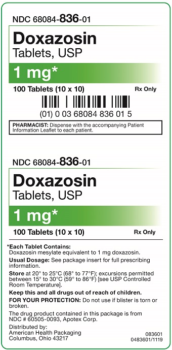 Pill Identifier Doxazosin - Size, Shape, Imprints and Color