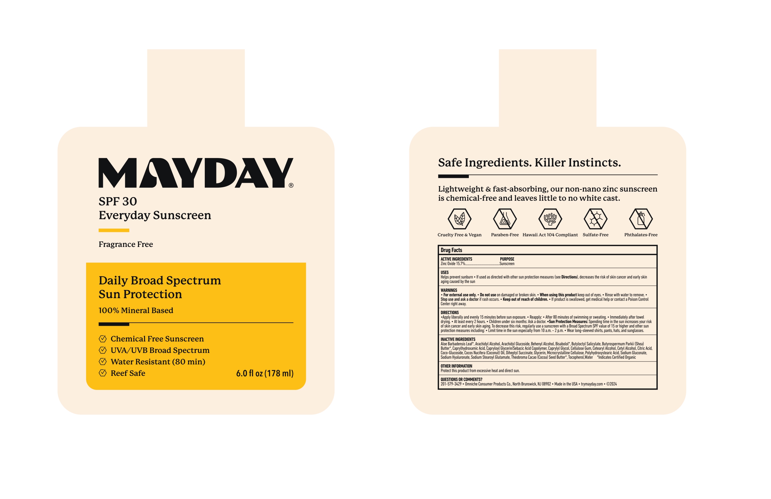 Mayday Everyday Sunscreen Product Images - NDC 87045-157