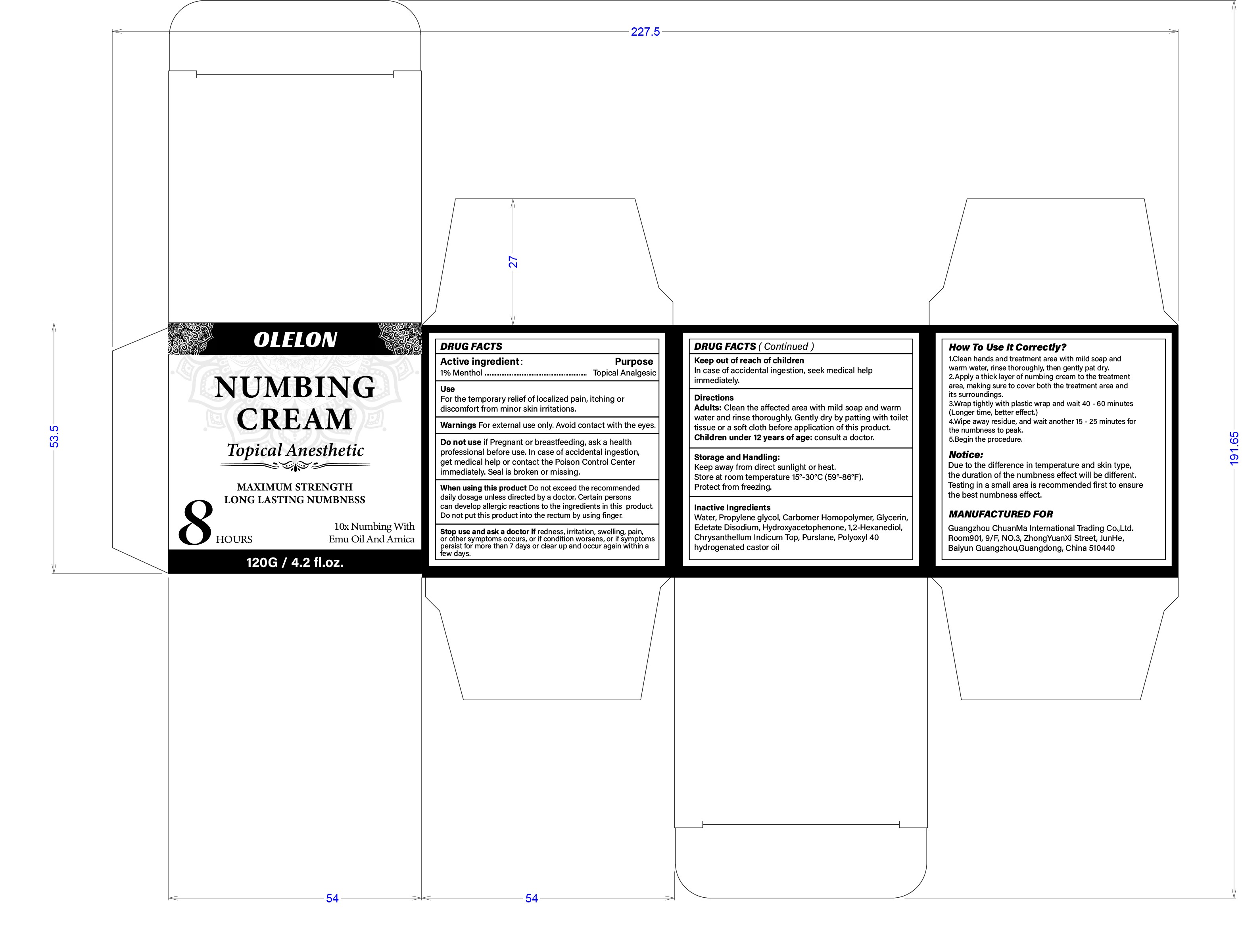 Product Images Olelon Numbing Photos - Packaging, Labels & Appearance