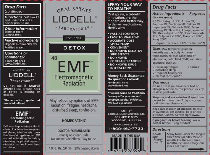 Label Emf Spray Oral - Indications, Usage & Precautions