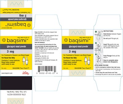 NDC 0002-6145 Baqsimi Glucagon