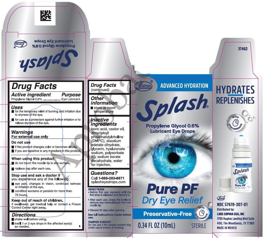 Splash Pure Pf Emulsion Product Images - NDC 57619-307
