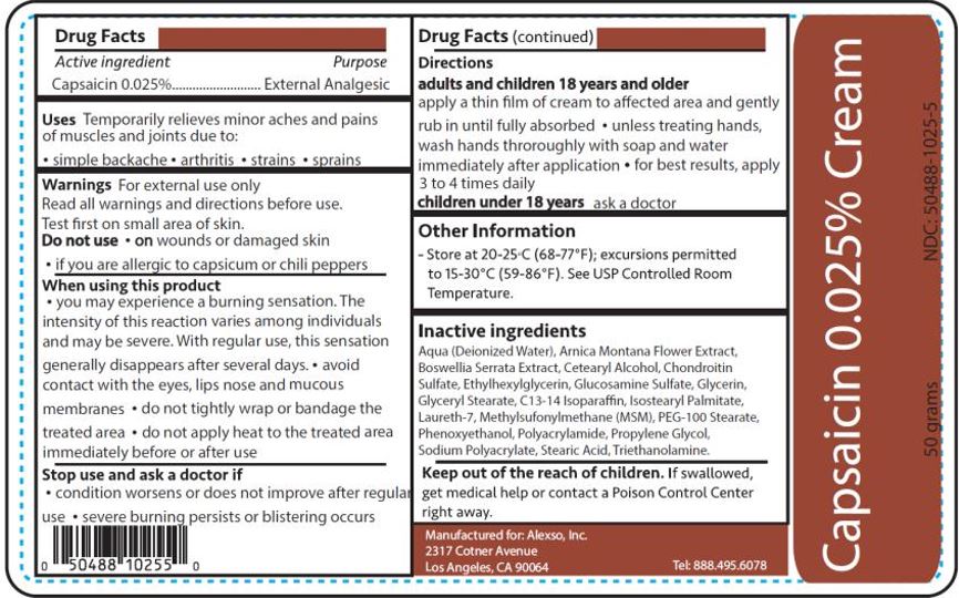 NDC 50488-1025 Capsaicin Capsaicin
