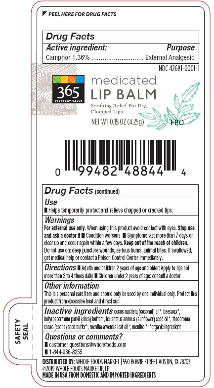365 Medicated Lip Balm Stick- Images NDC42681-0001