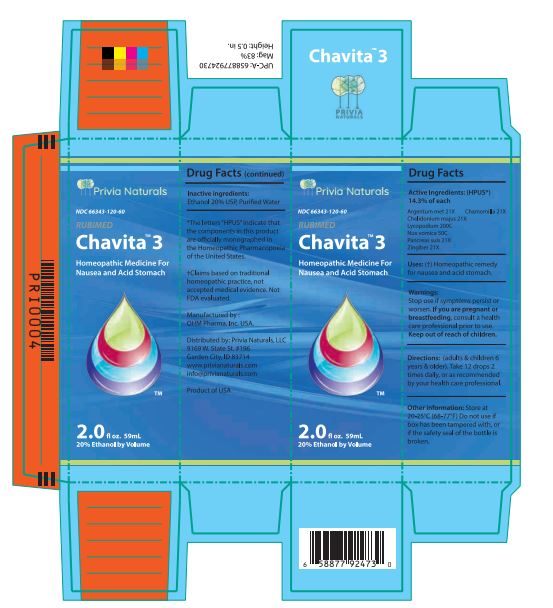 Chavita 3 Liquid Product Images - NDC 66343-120