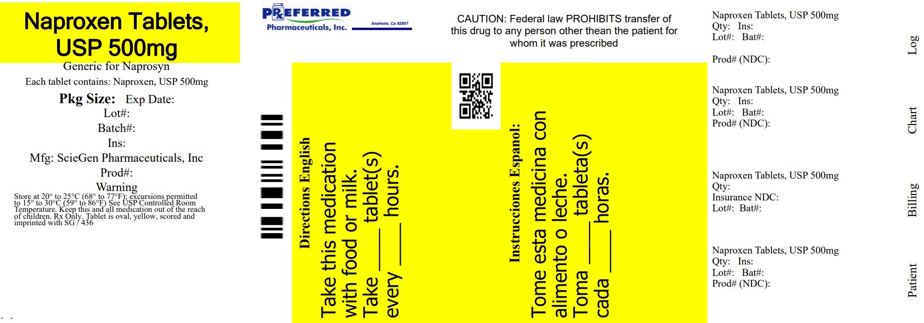 FDA Label for Naproxen Tablet Oral - Indications, Usage & Precautions