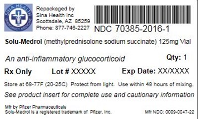 FDA Label for Solu-medrol - Indications, Usage & Precautions