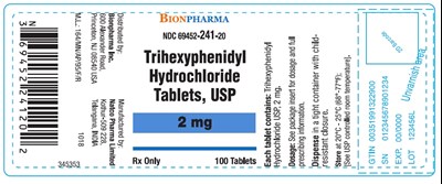 Product Images Trihexyphenidyl Hydrochloride Photos - Packaging, Labels ...