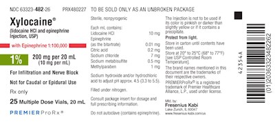 NDC 63323-485 Xylocaine Lidocaine Hydrochloride