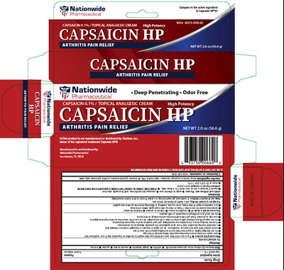 FDA Label for Capsaicin Hp Arthritis Pain Relief Cream Topical ...