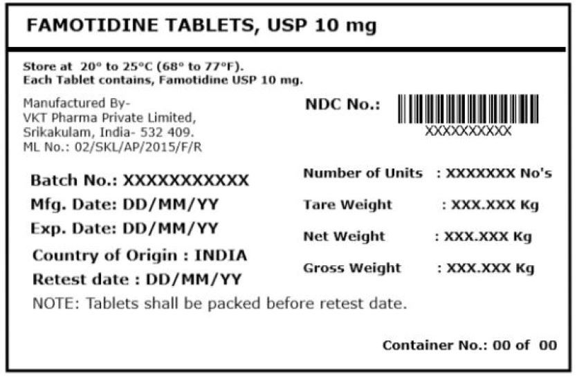 Product Images Famotidine Photos - Packaging, Labels & Appearance
