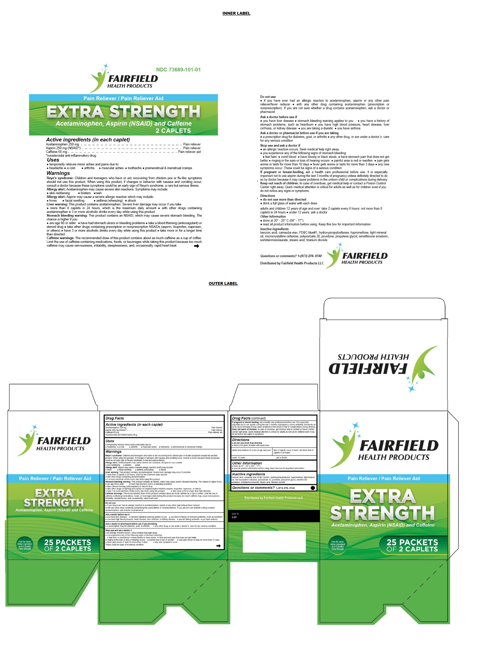 Fairfield Health Products Extra Stre- Images NDC73689-101