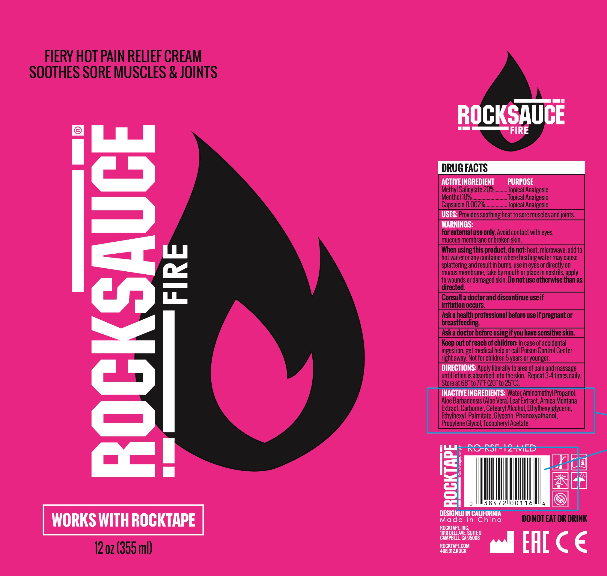 NDC 73344-103 Rocksauce Fire
