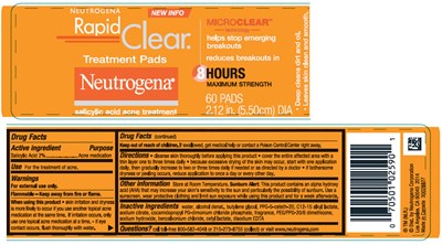 FDA Label for Neutrogena Rapid Clear - Indications, Usage & Precautions