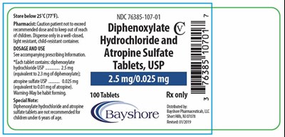 NDC 76385-107 Diphenoxylate Hydrochloride And Atropine Sulfate ...