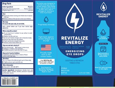 Revitalize Energizing Eye Product Images - NDC 82864-001