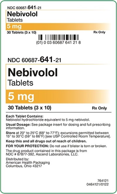 Nebivolol Tablet- Images NDC60687-652