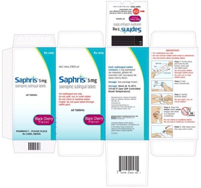 Product Images Saphris Photos - Packaging, Labels & Appearance