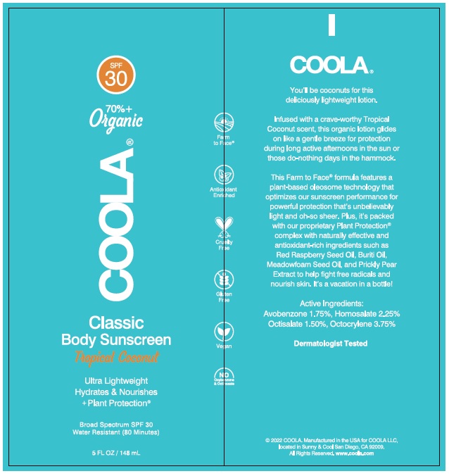 NDC 79753-076-01 Coola Classic Body Sunscreen Tropical Coconut Spf 30 ...