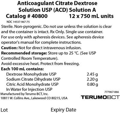 FDA Label for Acd A Injection, Solution Intravenous - Indications ...