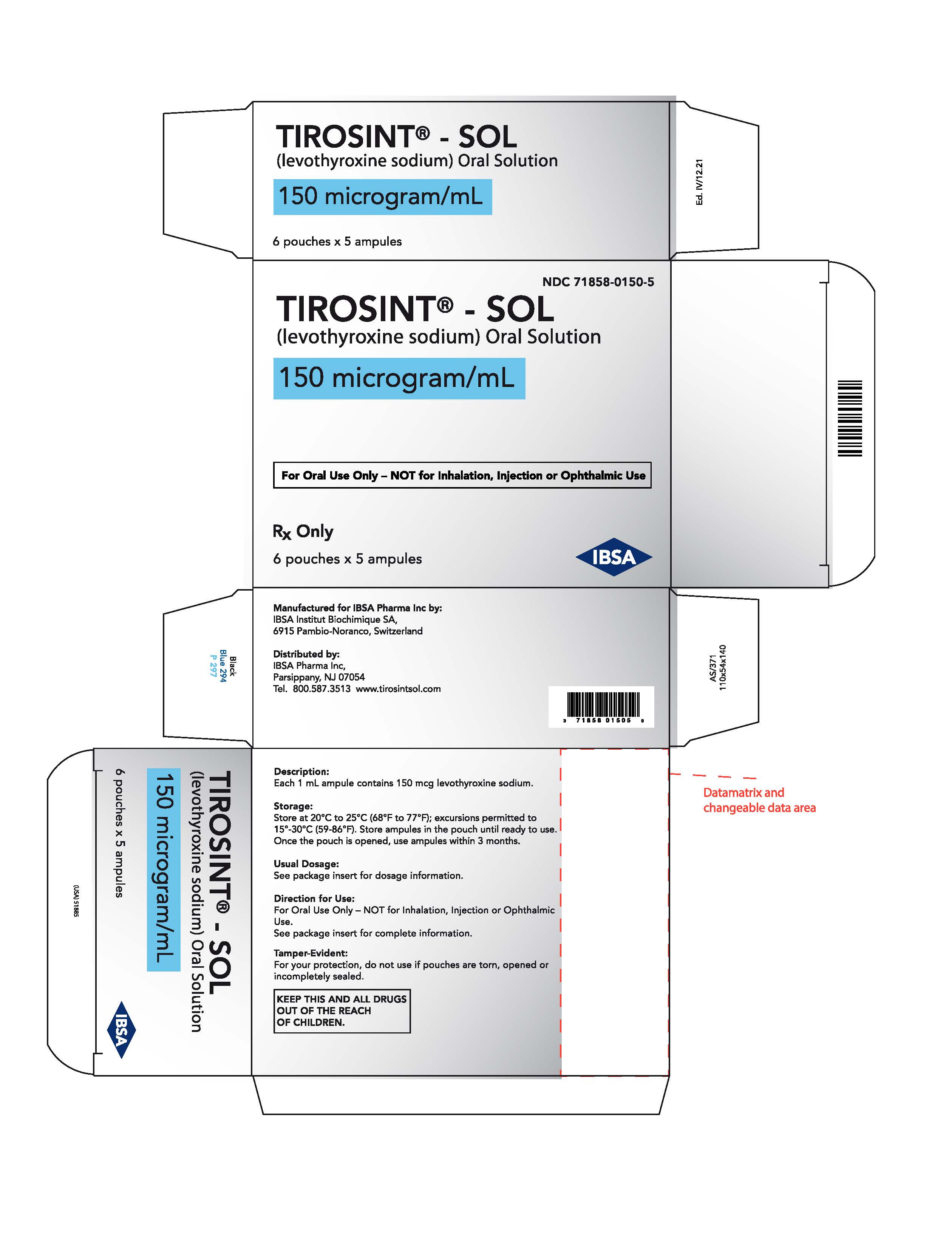 Tirosint Solution Product Images - NDC 71858-0112