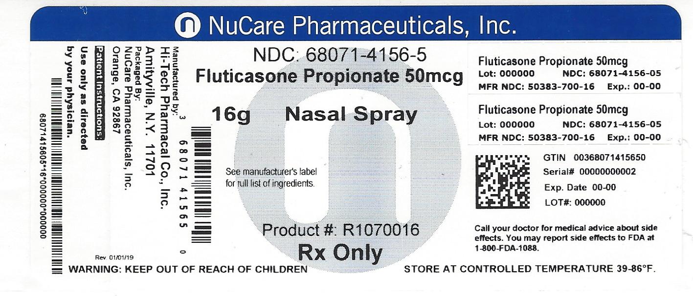 NDC 68071-4156 Fluticasone Propionate Label Information - Details ...