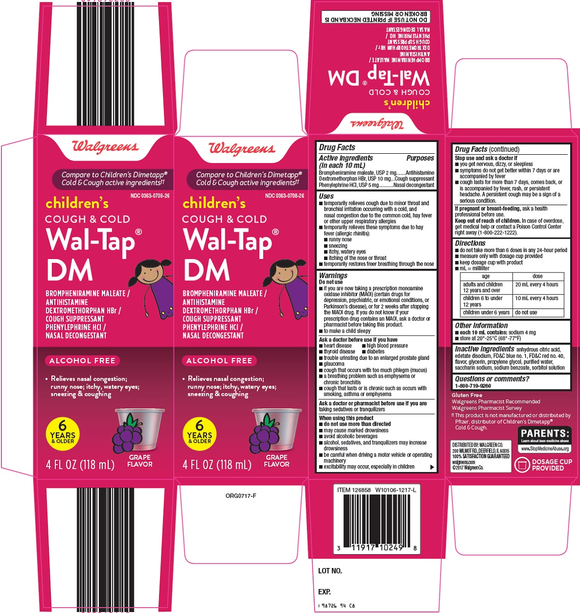 Product Images Childrens Wal Tap Dm Cough And Cold Photos - Packaging ...