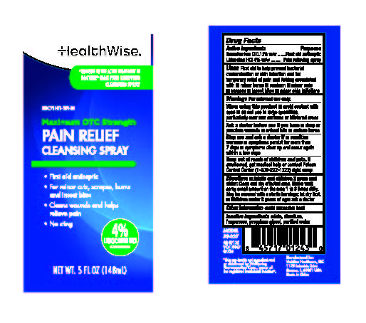 Healthwise Lidocaine Cleansing Liquid- Images NDC71101-101