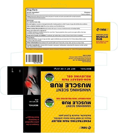 Product Images Vanishing Scent Muscle Rub Gel Photos - Packaging ...