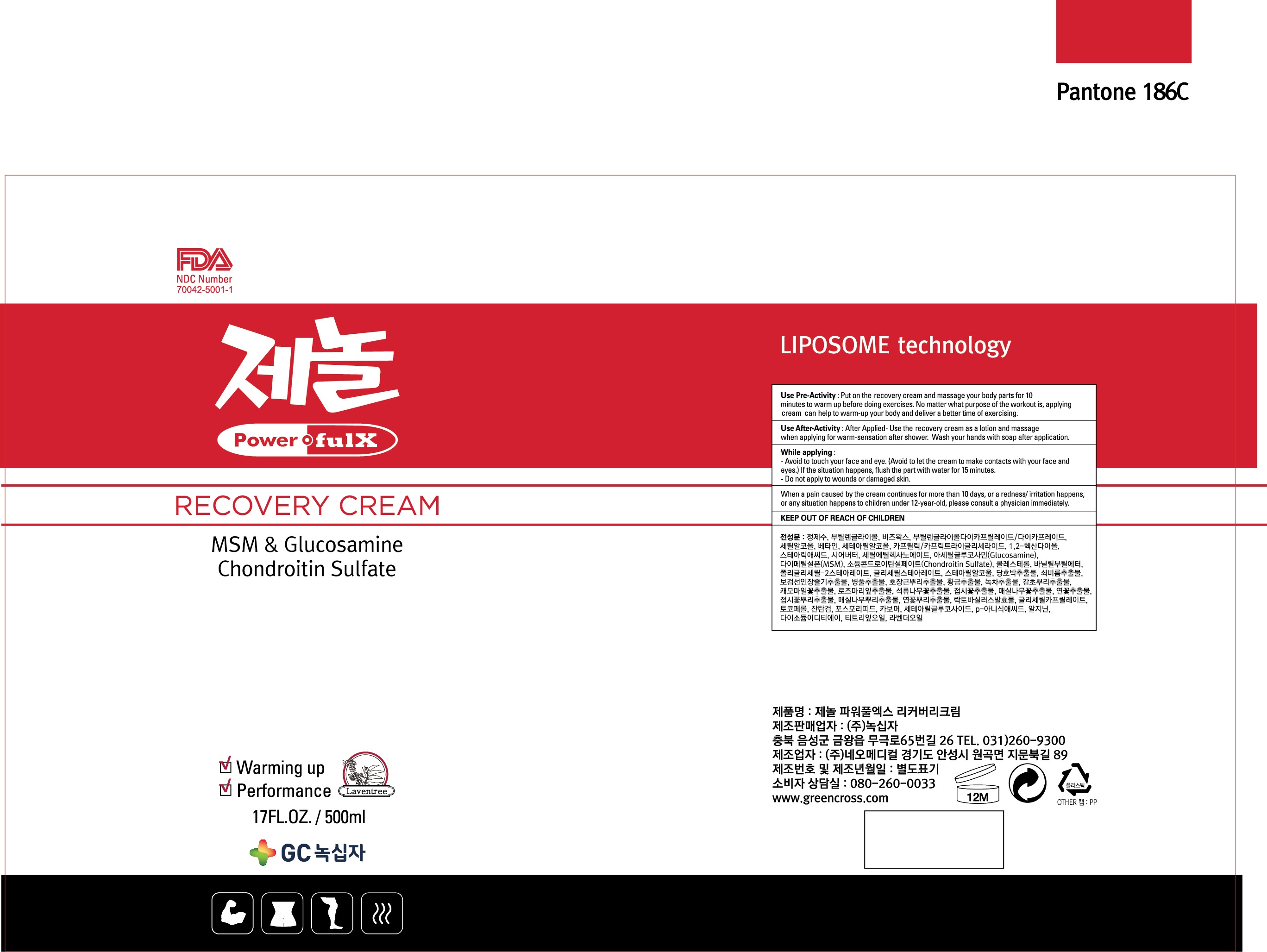 FDA Label for Zenol Powerfulx Recoverycream - Indications, Usage ...