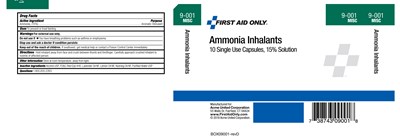 Product Images First Aid Only Ammonia Inhalants Photos - Packaging ...