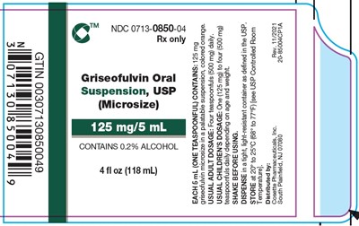 FDA Label for Griseofulvin Suspension Oral - Indications, Usage ...