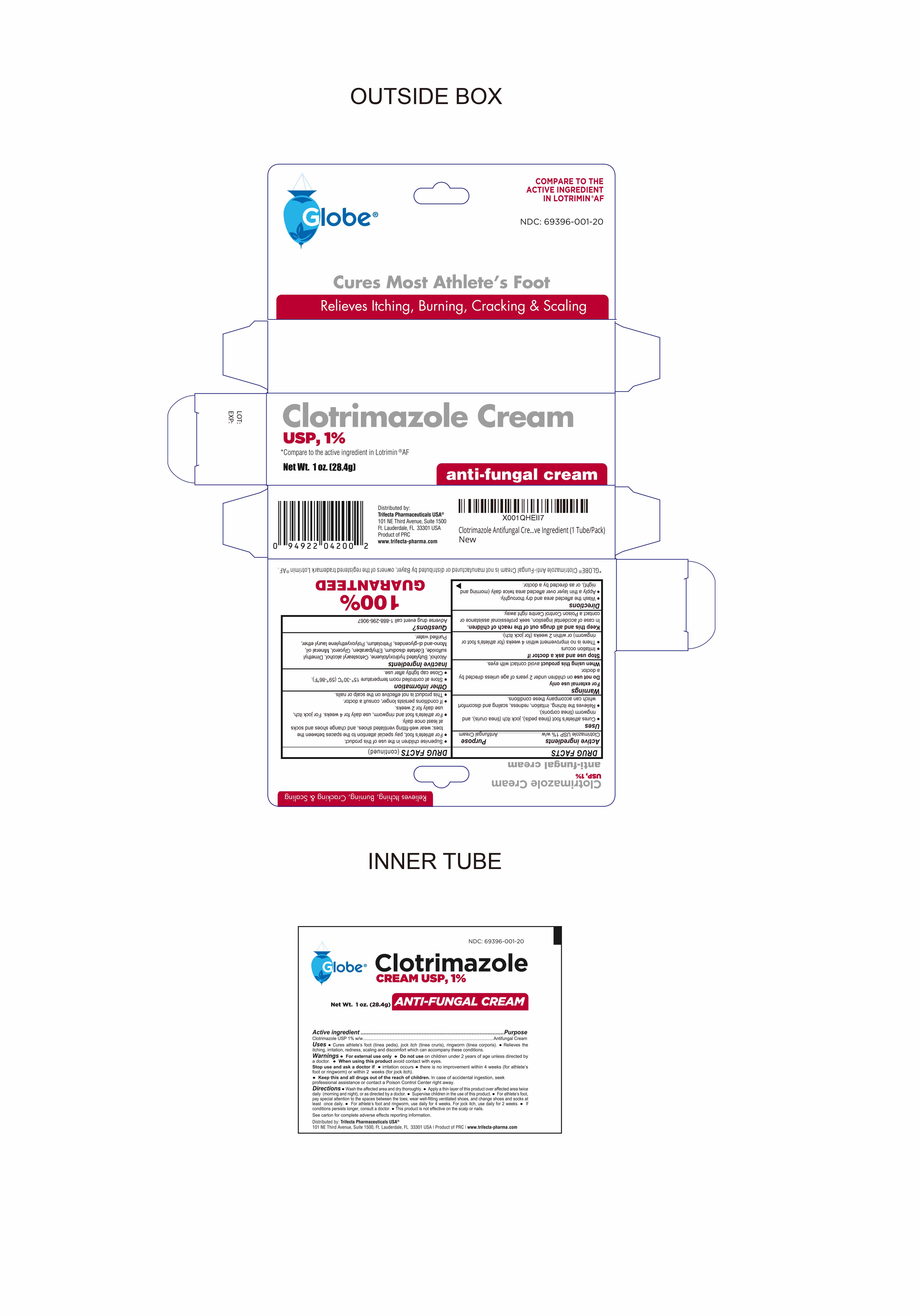 NDC 69396-001 Clotrimazole Cream Topical Label Information - Details ...