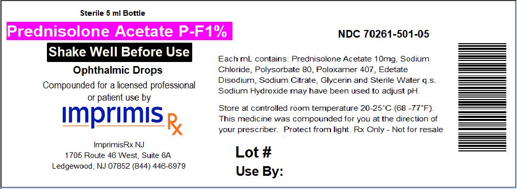 NDC 70261-501 Prednisolone Acetate Pf