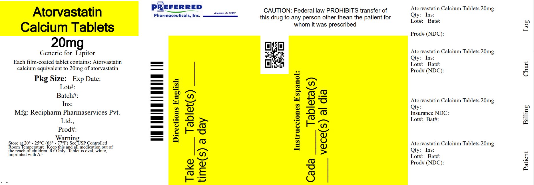 Product Images Atorvastatin Calcium Photos - Packaging, Labels & Appearance
