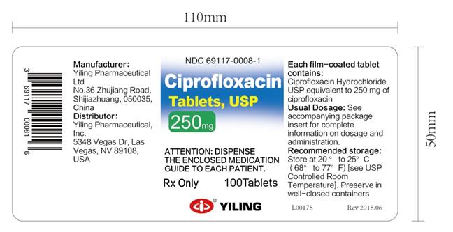 Pill Identifier Ciprofloxacin - Size, Shape, Imprints and Color
