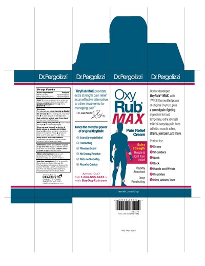 FDA Label for Oxyrub Max Pain Relief Cream, 2oz - Indications, Usage ...