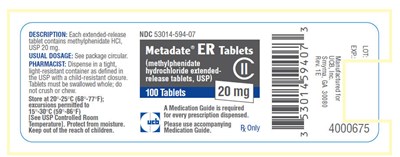 NDC 53014-594 Metadate Er