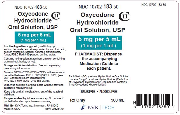 Oxycodone Hydrochloride Product Images - NDC 10702-171
