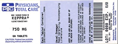 FDA Label for Keppra - Indications, Usage & Precautions