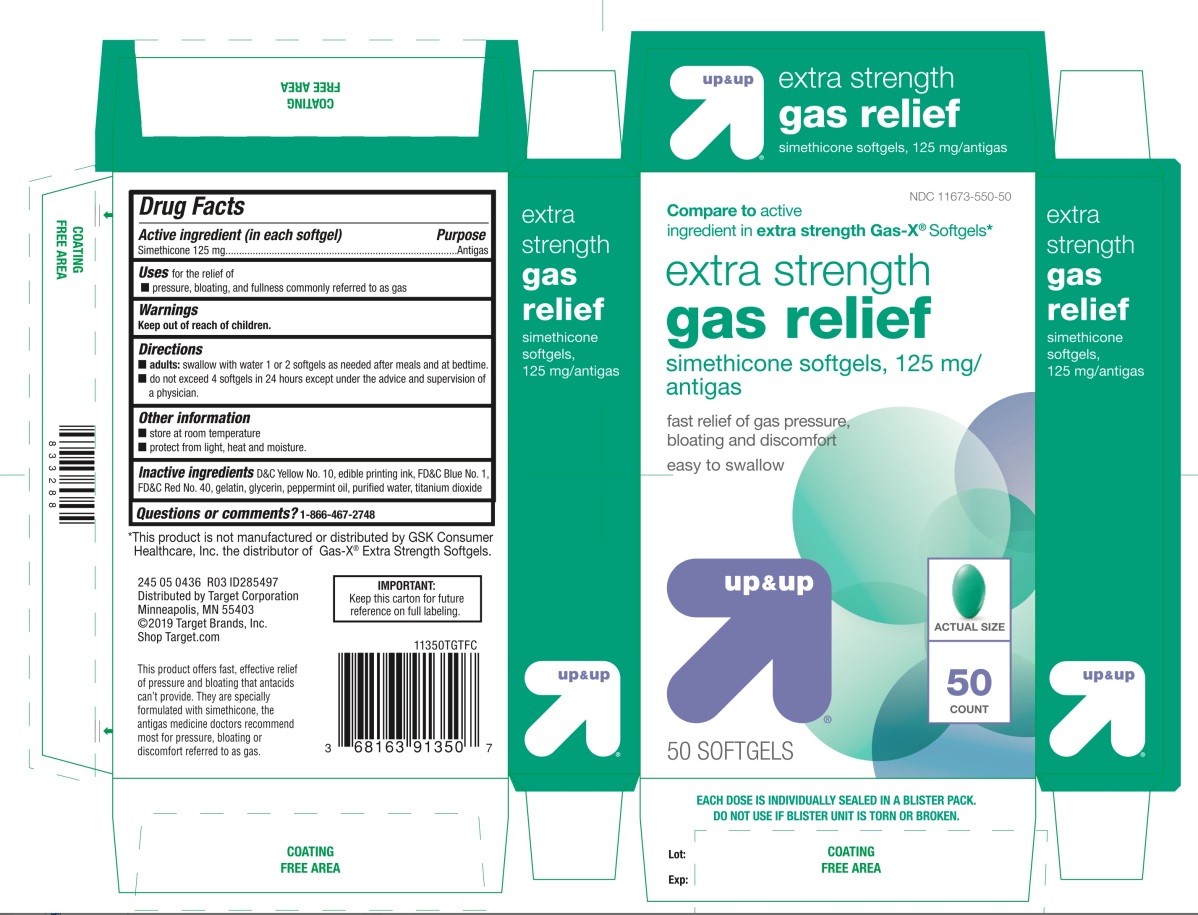 Gas Relief Capsule, Liquid Filled - Images NDC 11673-550