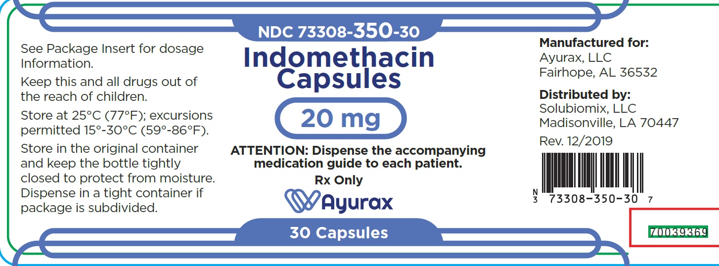 NDC 73308-350 Indomethacin Indomethacin