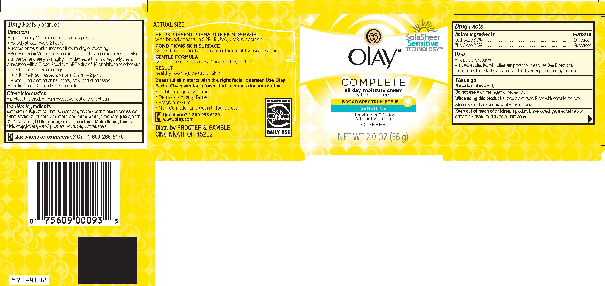 Product Images Olay Complete All Day Moisture Sensitive With Broad ...
