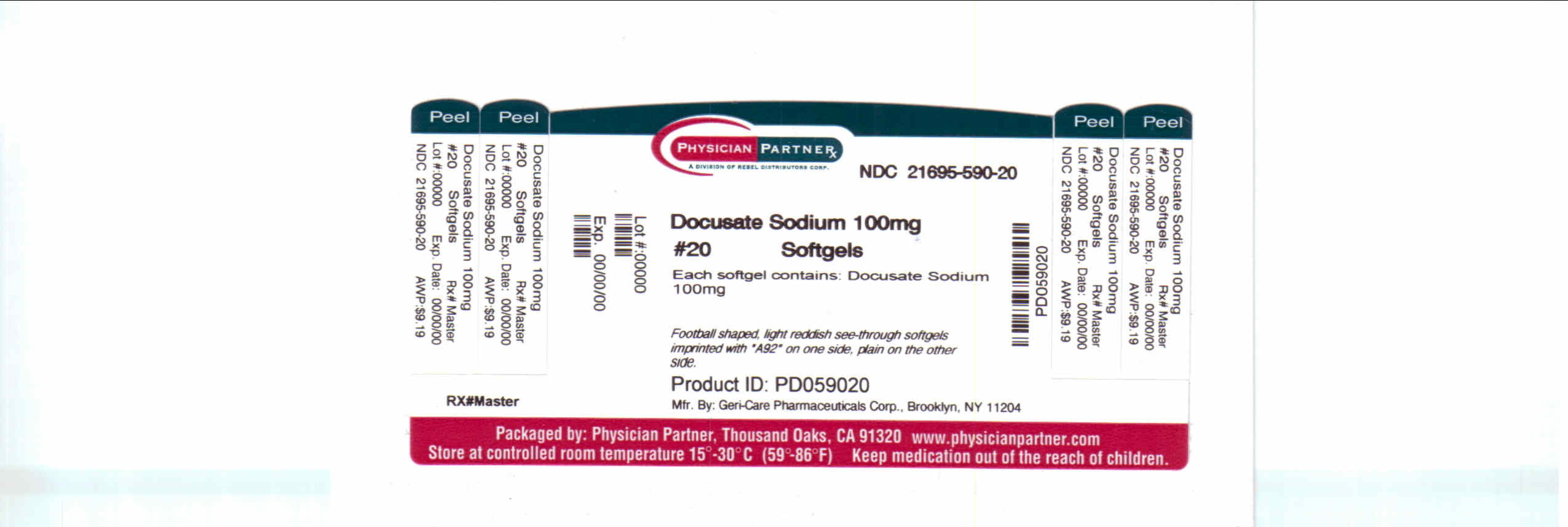 FDA Label for Docusate Sodium - Indications, Usage & Precautions